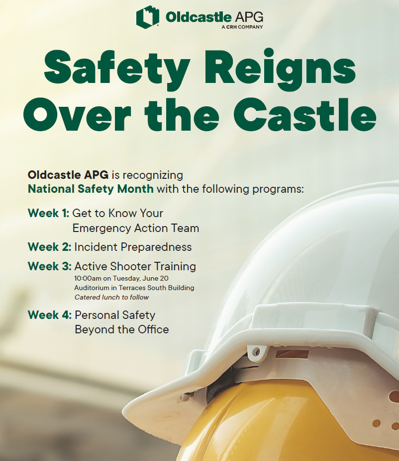 It's National Safety Month at APG