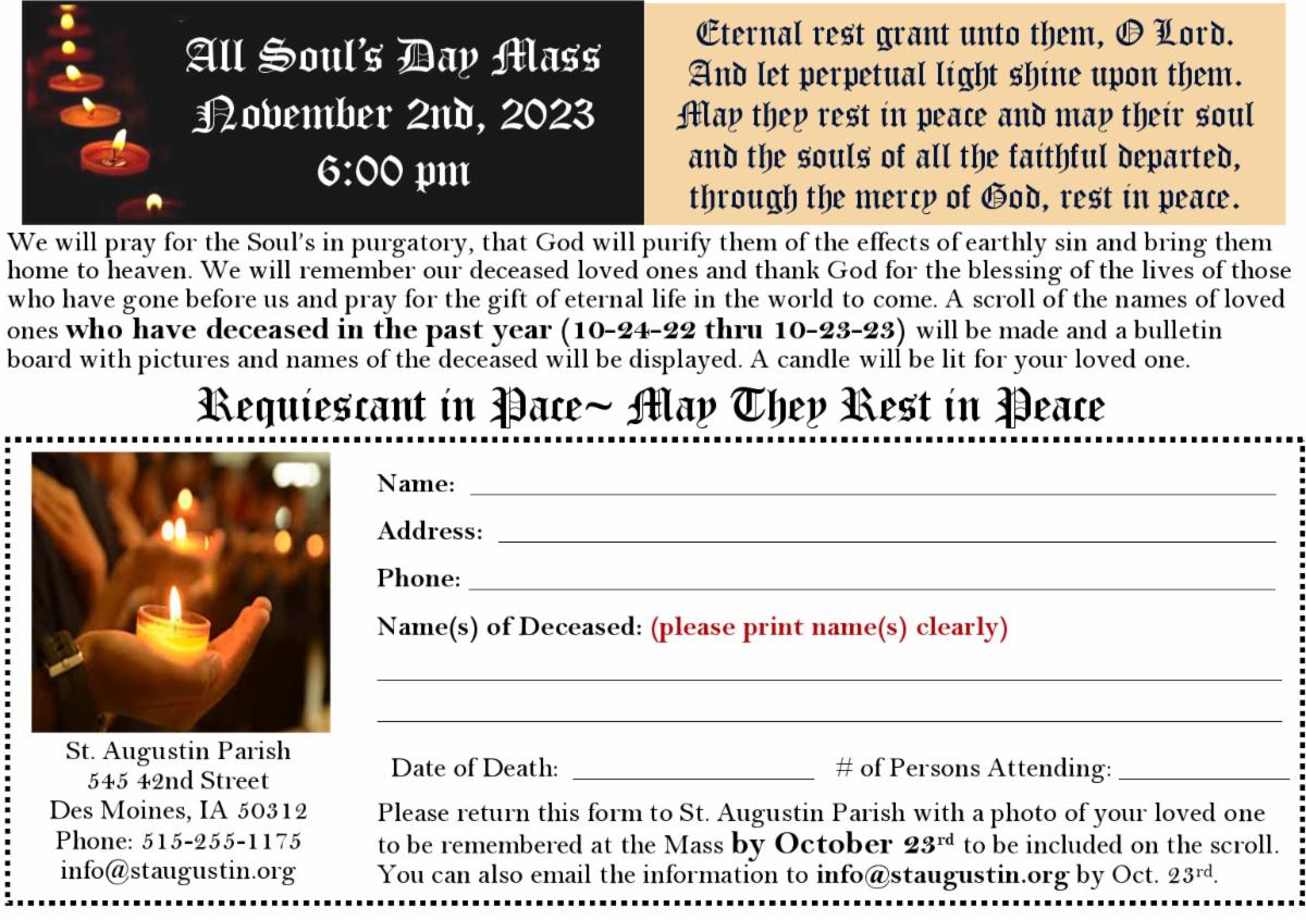 A Note from Deacon Kevin Heim