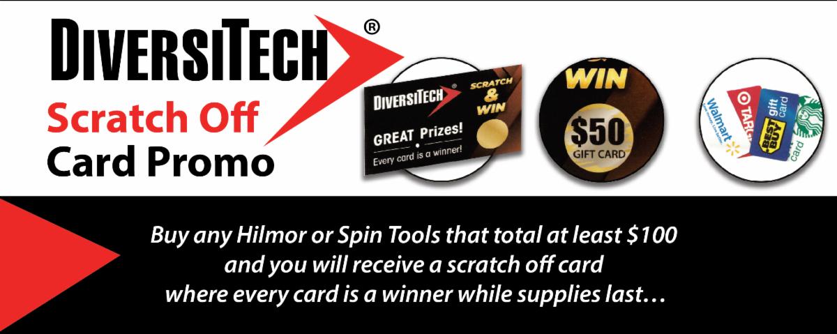 Diversitech Scratch Off Card Promo... every card is a winner!