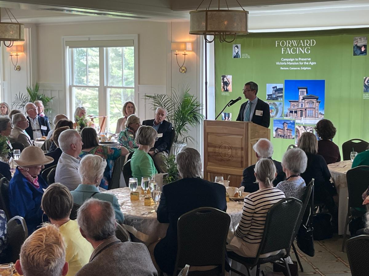 June at Victoria Mansion