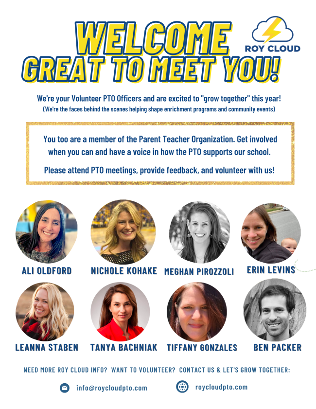 Roy Cloud PTO – Roy Cloud Parent & Teacher Organization