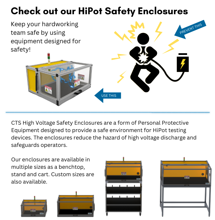 HiPot Safety Enclosures - Keep Your Team Safe!