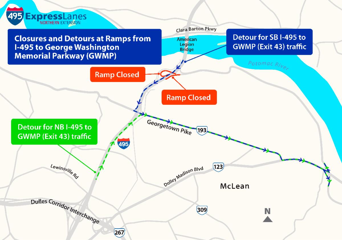 Northern Virginia District | Temporary Traffic Changes on Ramp From NB ...