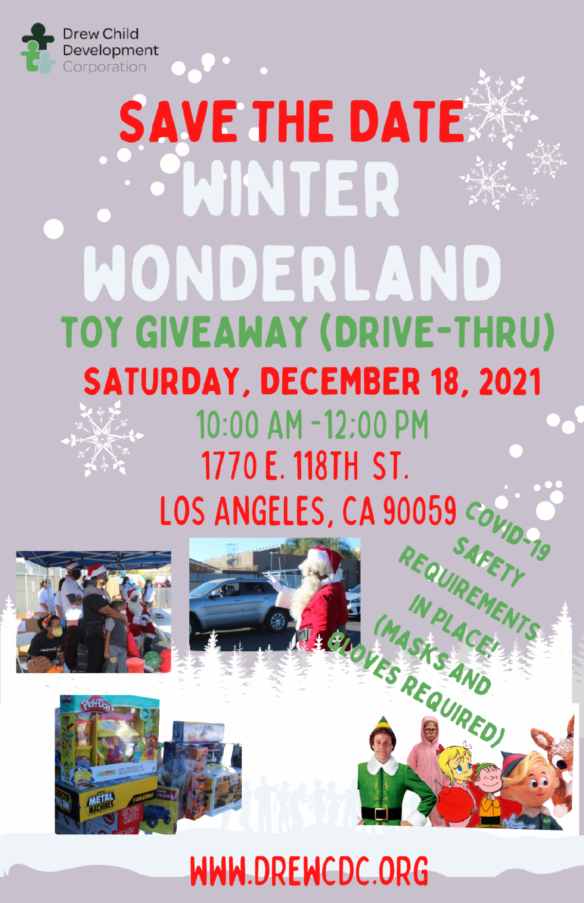 REGISTRATION IS OPEN! Drew CDC Winter Wonderland Drive-Thru 2021 is ...