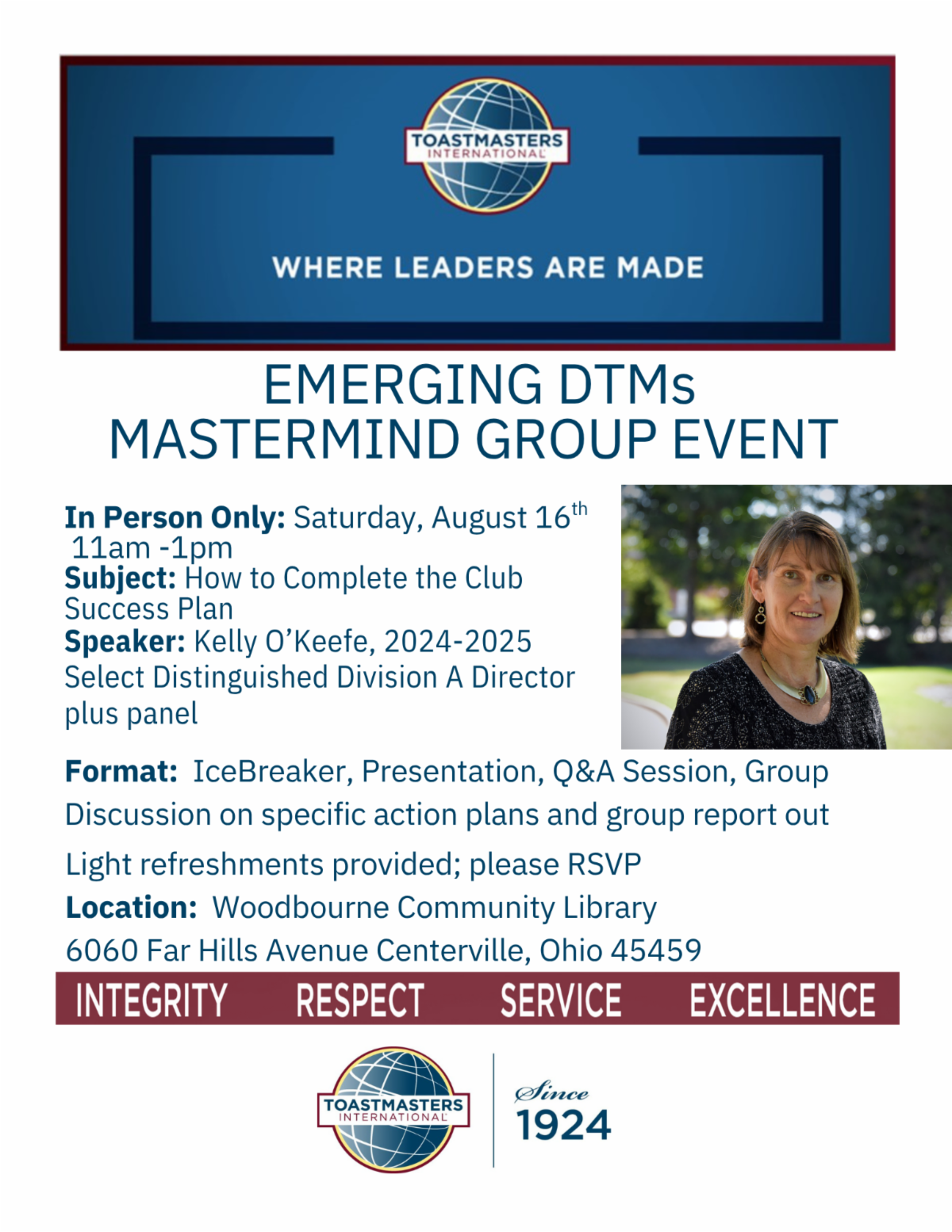 Emerging DTMs Mastermind Group - Club Success Plan Session - Aug 16th @ 11am