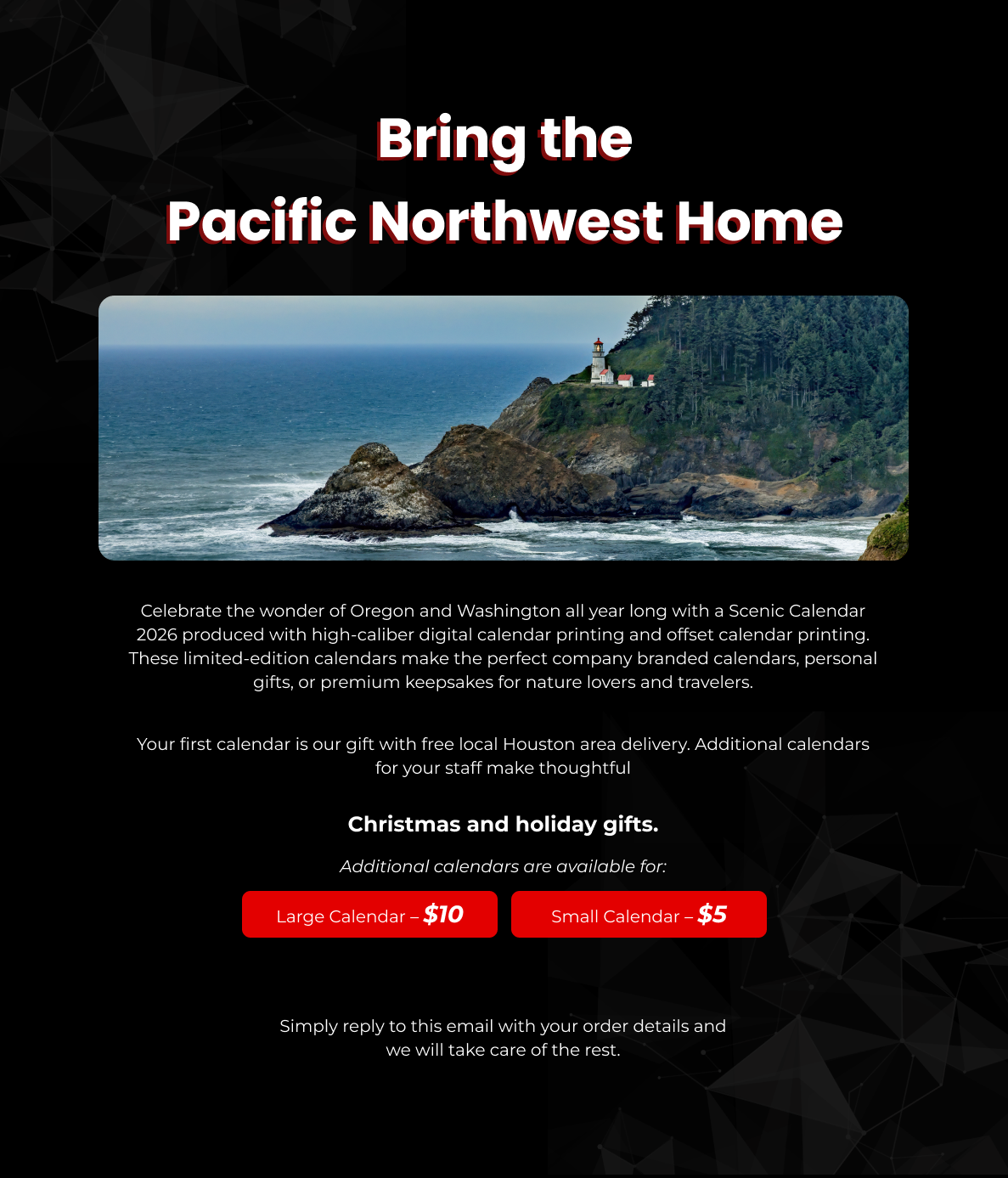 Capture the Spirit: Pacific Northwest 2026 Calendar