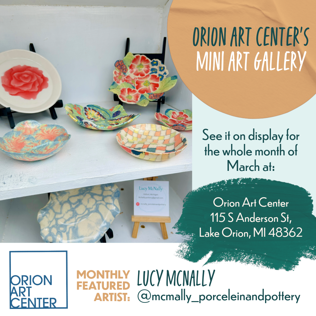 Orion Art Center March 2024 Newsletter