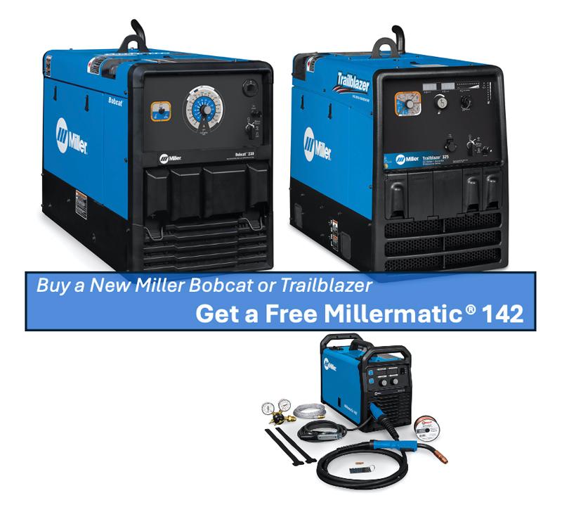 Special Offer: Miller Engine Driven Welders