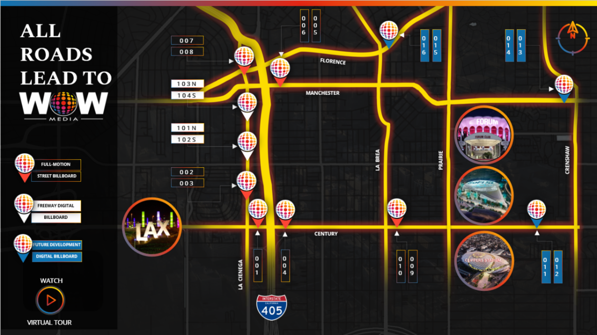 LA's ONLY Full-Motion Billboard Network