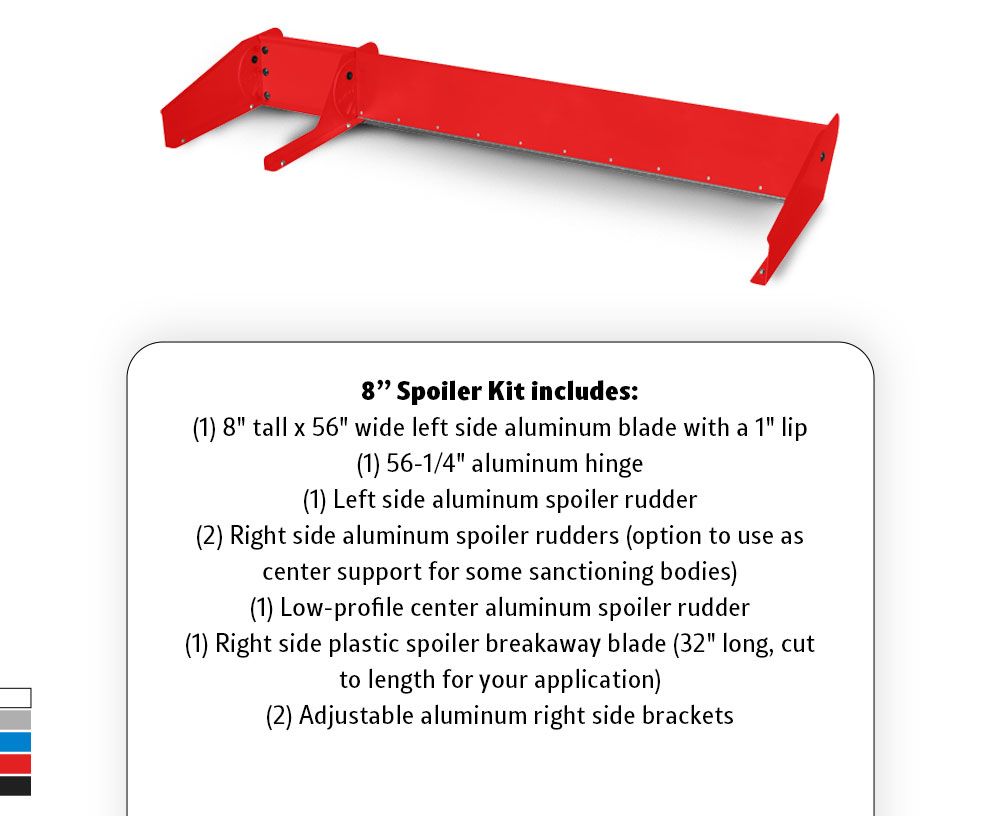 The Winning Formula: MD3 Dirt Late Model Spoiler Kits are NOW AVAILABLE!