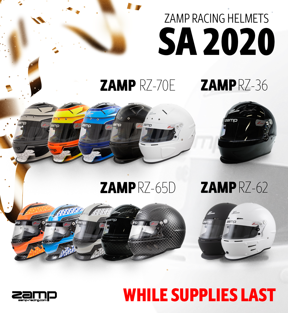 🔥Zamp SA2020 Helmets Available While Supplies Last💥