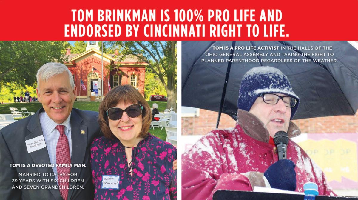 Vote for LIFE-Vote for Tom Brinkman