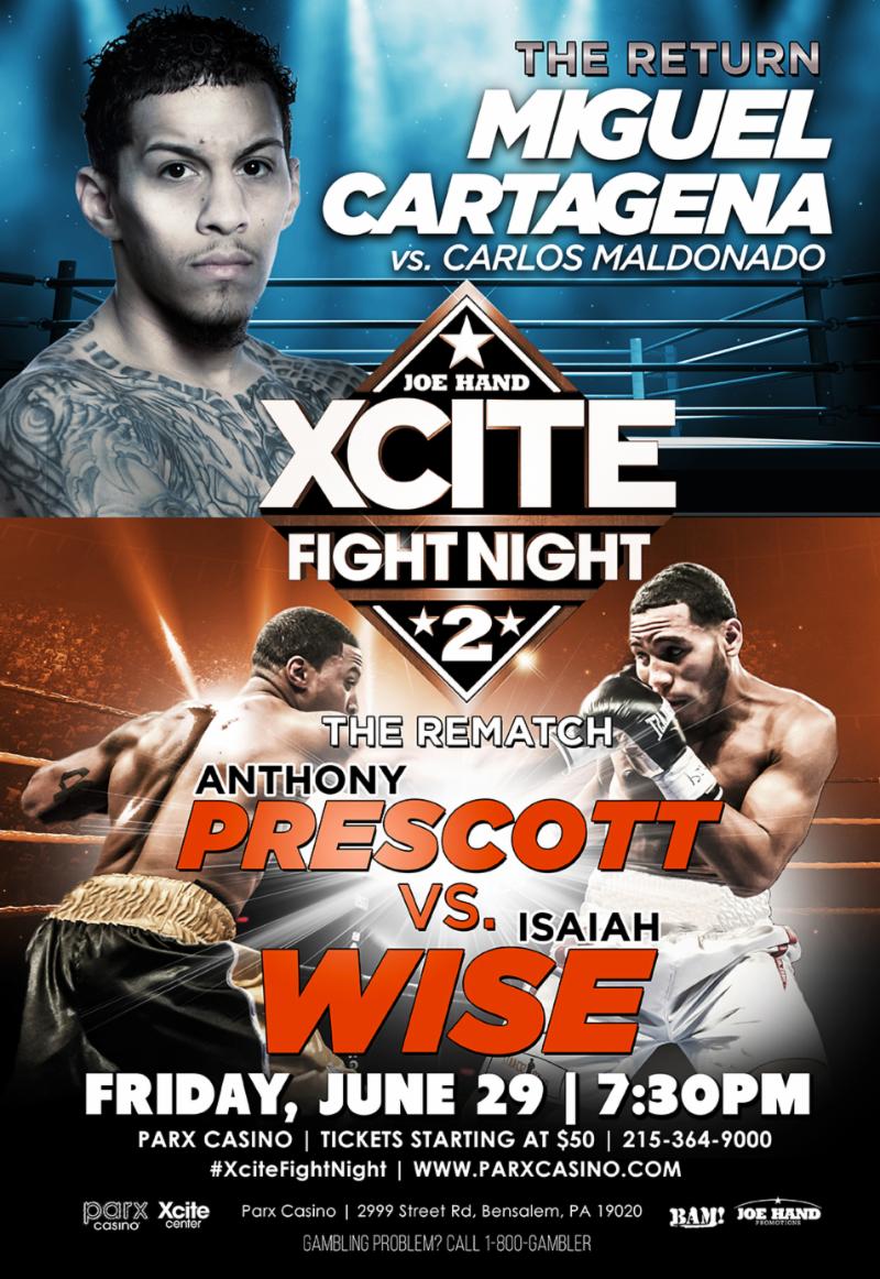ANTHONY PRESCOTT, ISAIAH WISE REMATCH IS THE SEMIFINAL OF XCITE FIGHT ...