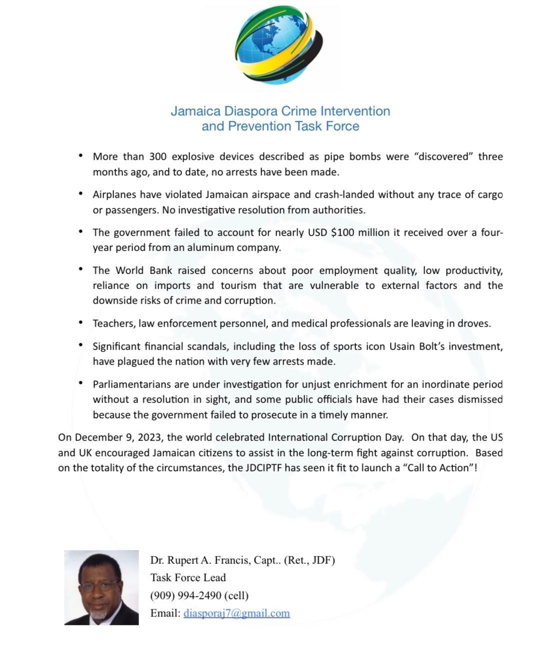 Jamaica Diaspora Group To Protest in Miami, FL - Tonight on Caribbean ...