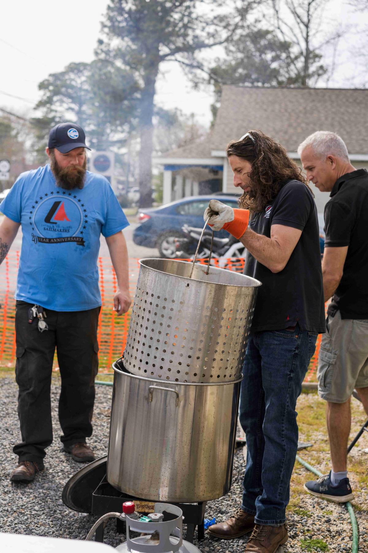 Deltaville Sock Burn and Oyster Roast