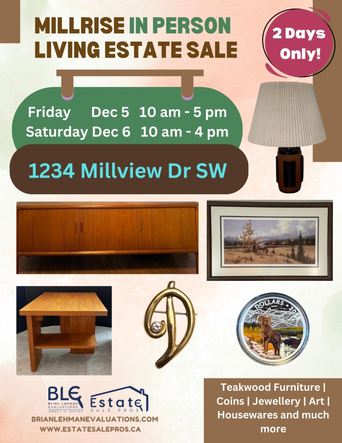 😁 Friday SHOP IN PERSON "Millrise" 2 DAYS 10 am - 5 pm | Sat 10 am - 4 ...