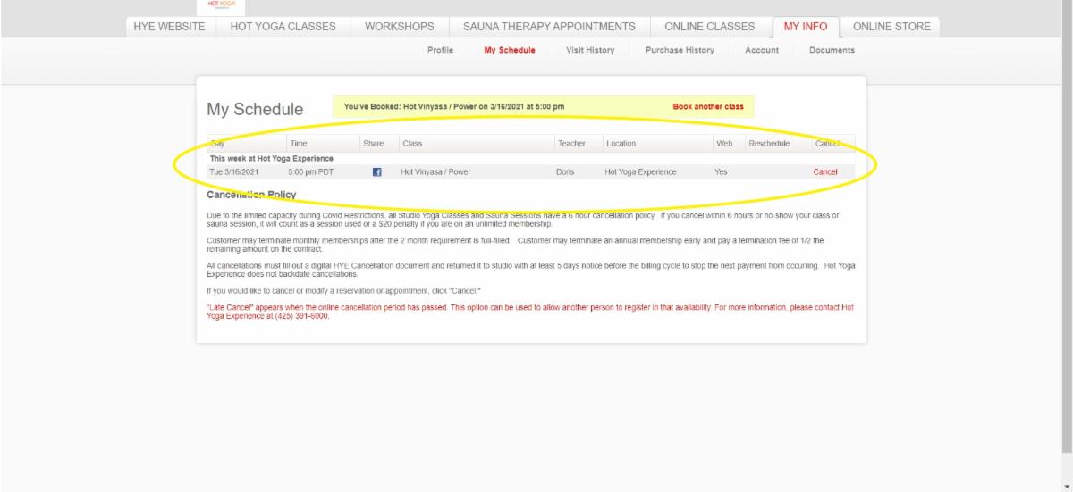 How to Sign up for a Virtual or In-studio class