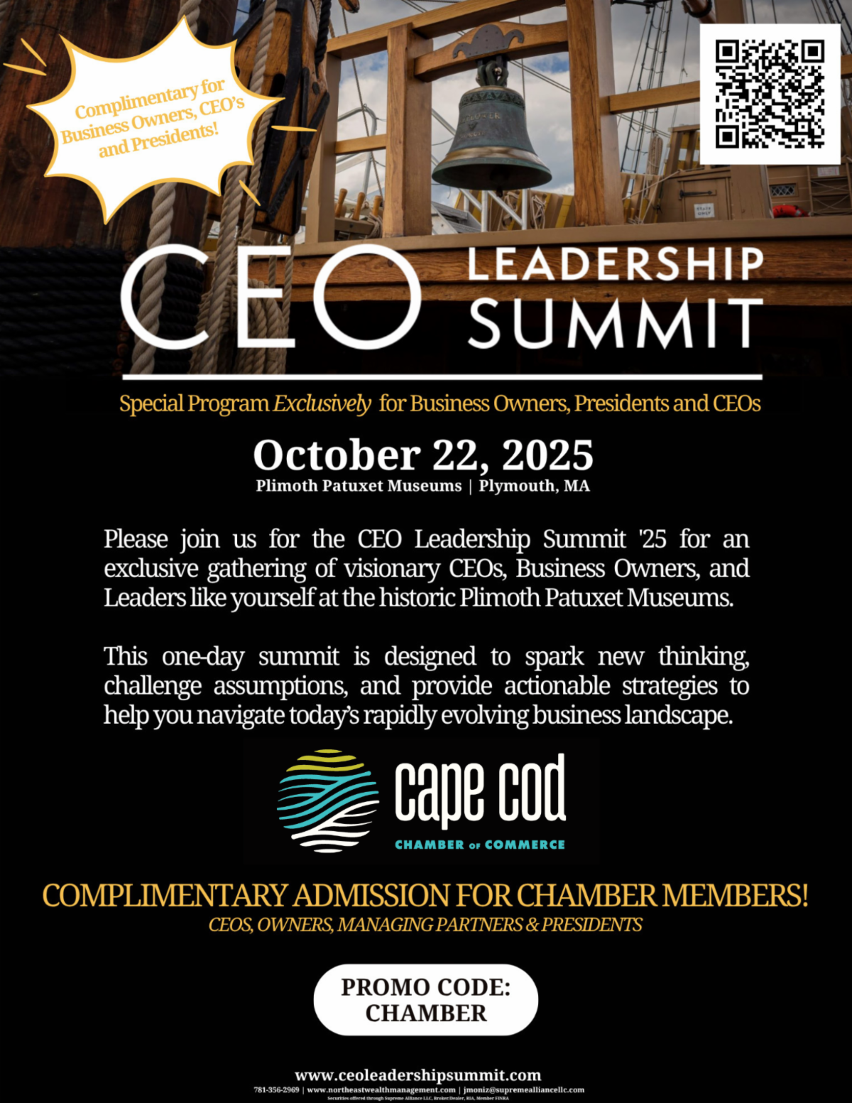 Cape Cod Chamber Member News & Events - October 8, 2025