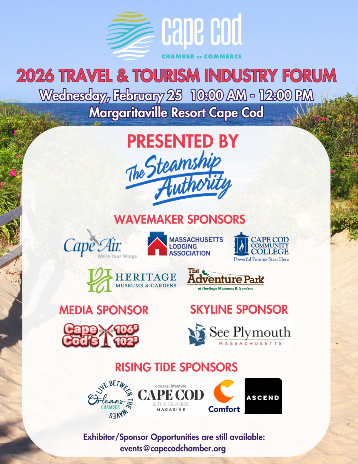 📆 Save the Dates for Cape Cod Chamber Member Networking & Events 📆