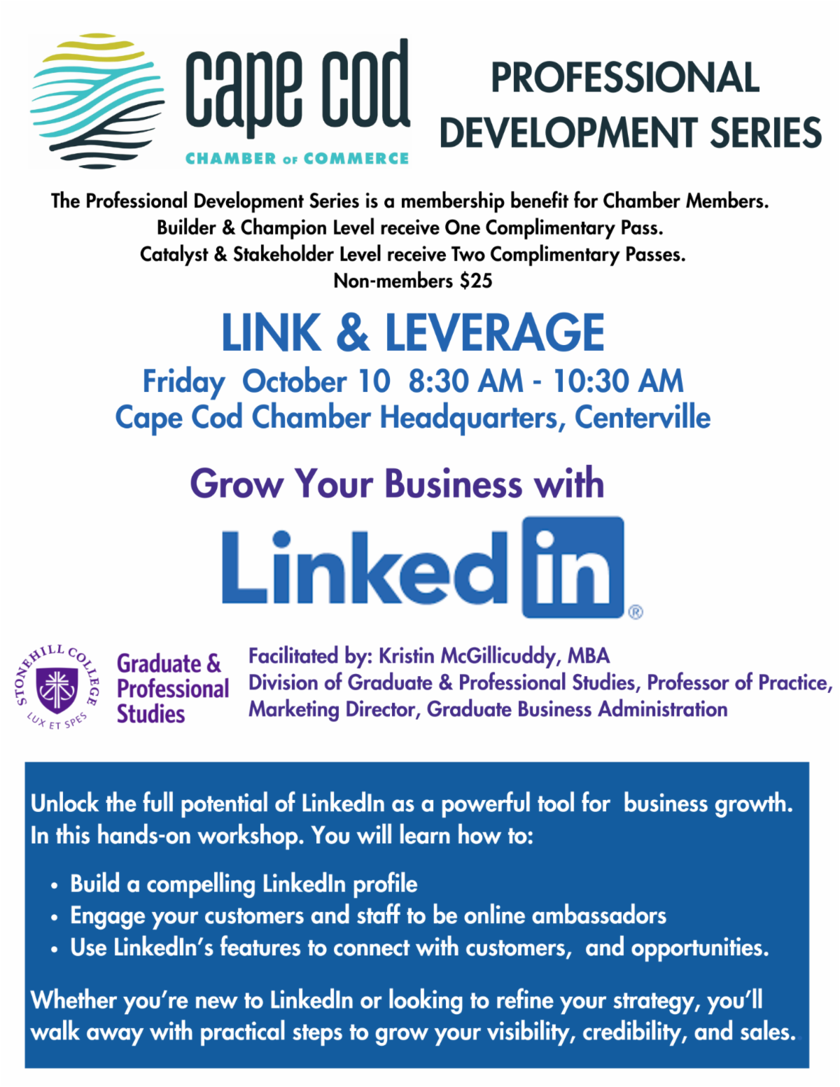 Cape Cod Chamber Member News & Events - September 24, 2025