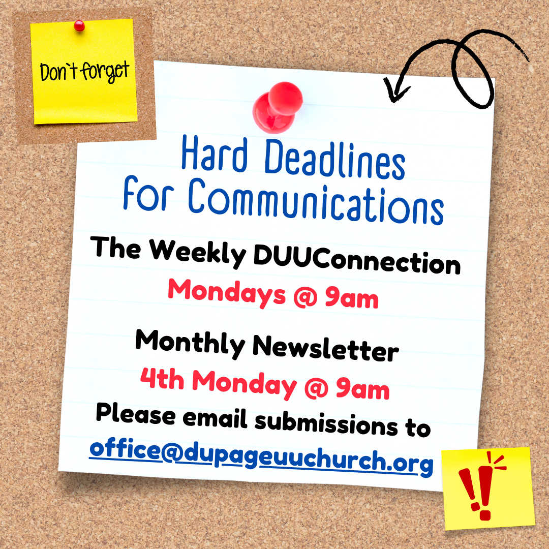 DUUC Monthly Newsletter: March 2025