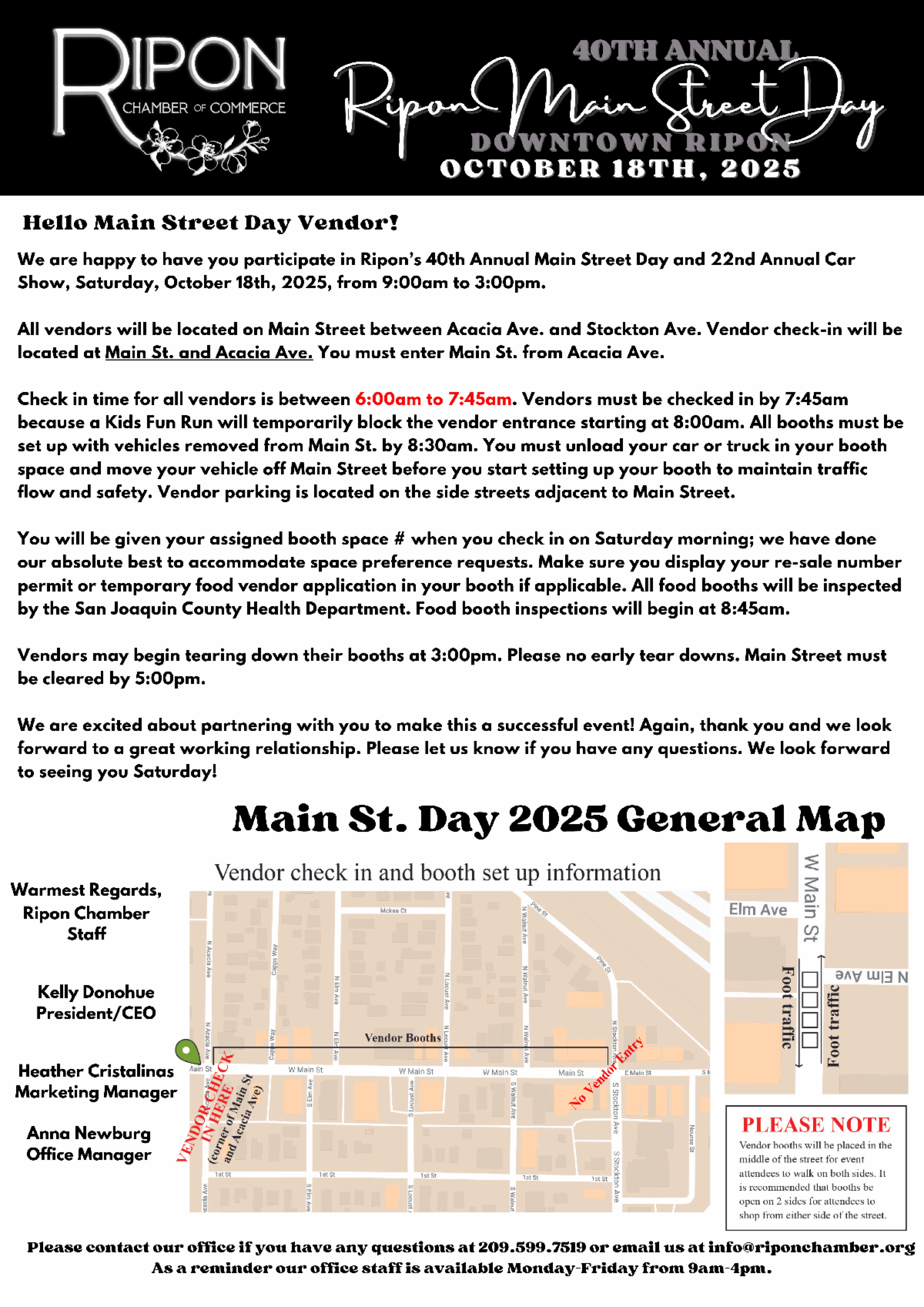 Get Ready for Ripon Main St. Day October 18th