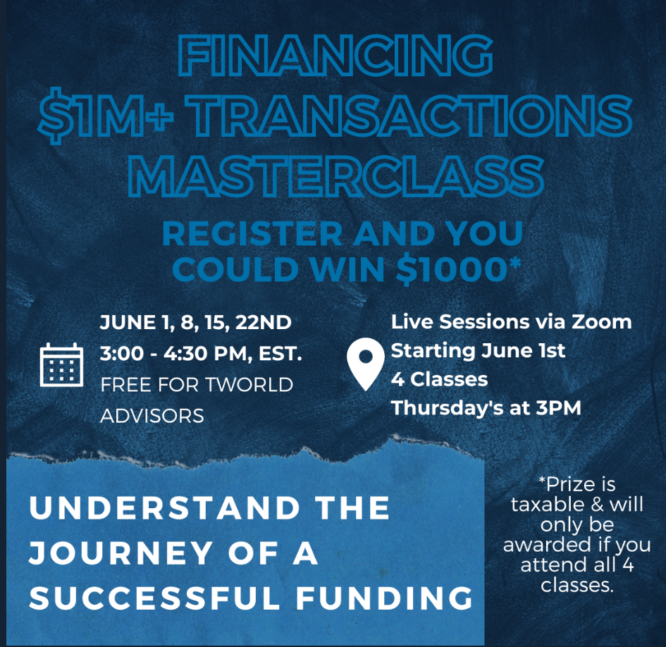 Next Week: MultiFunding Masterclass