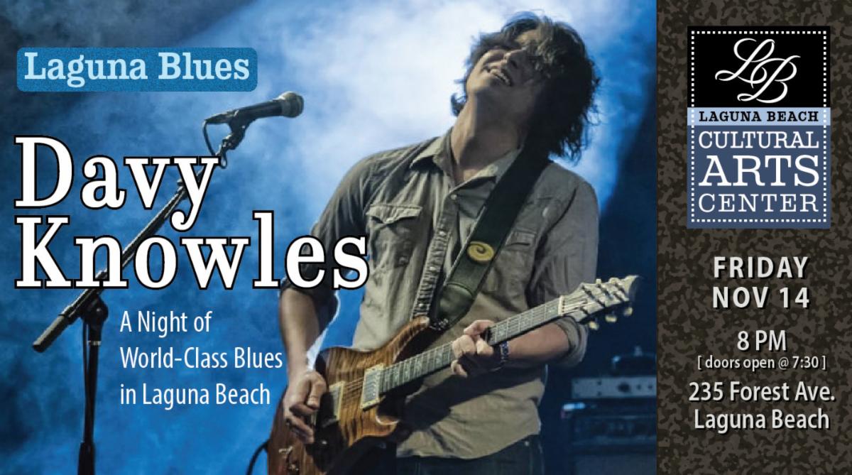 An Evening of Modern Blues: Davy Knowles • Friday, Nov 14
