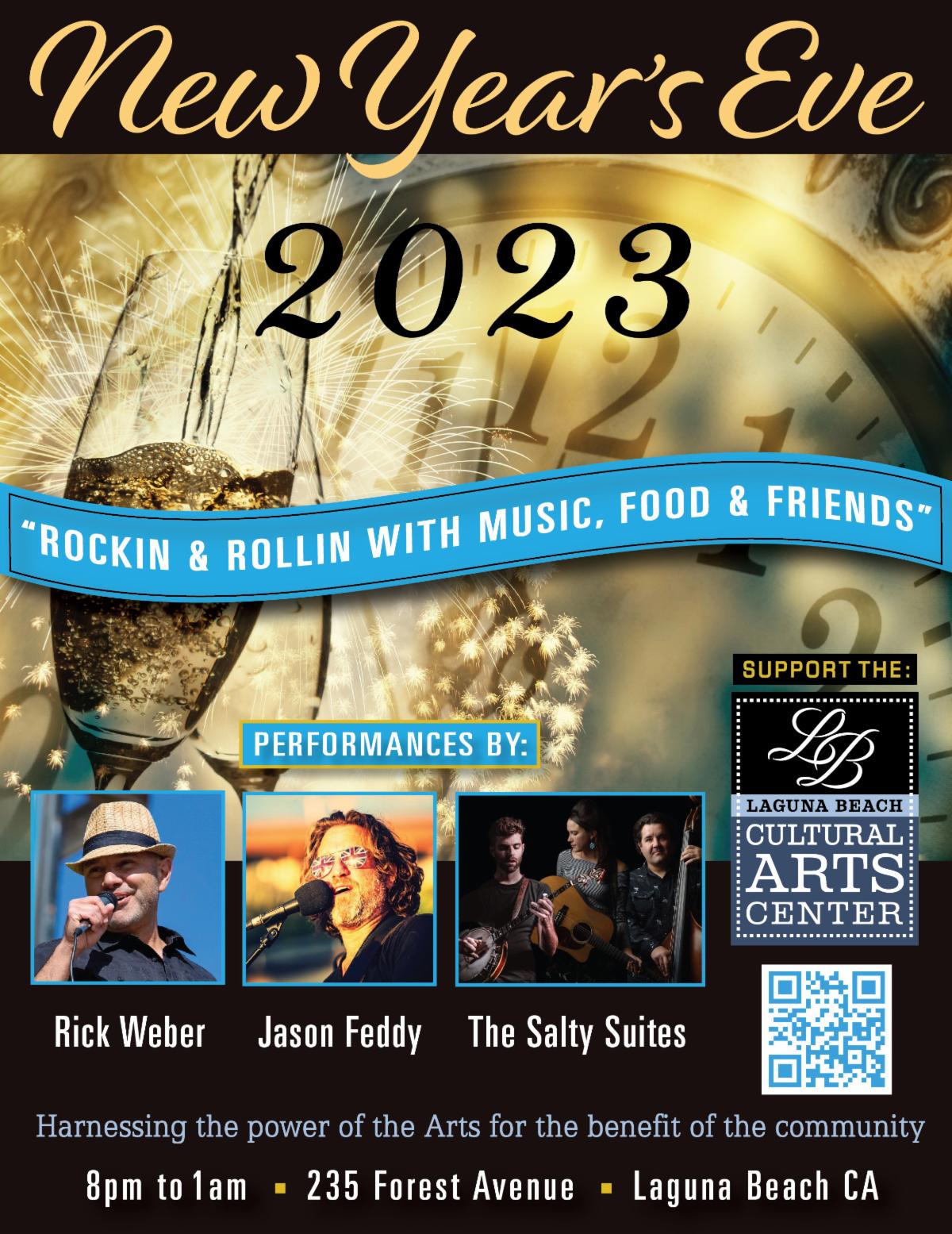 Ring in 2023 with us, The Salty Suites, Jason Feddy, Laguna Tenor Rick ...