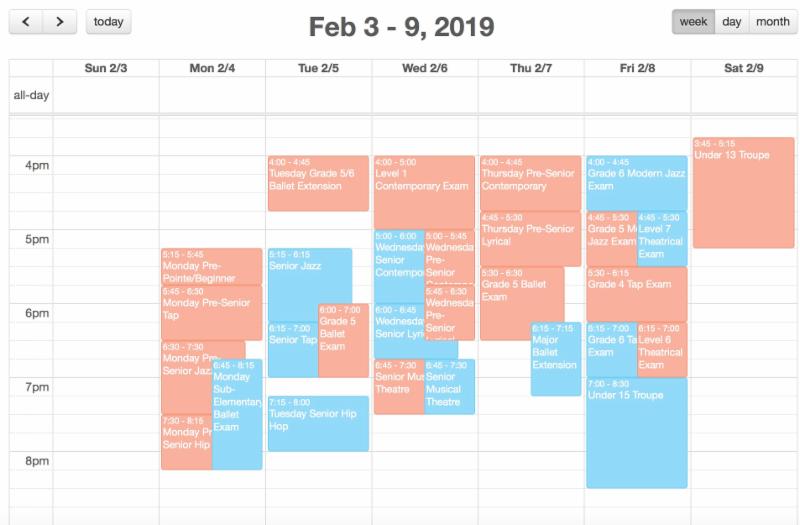 Classes start back Monday 3rd Feb!