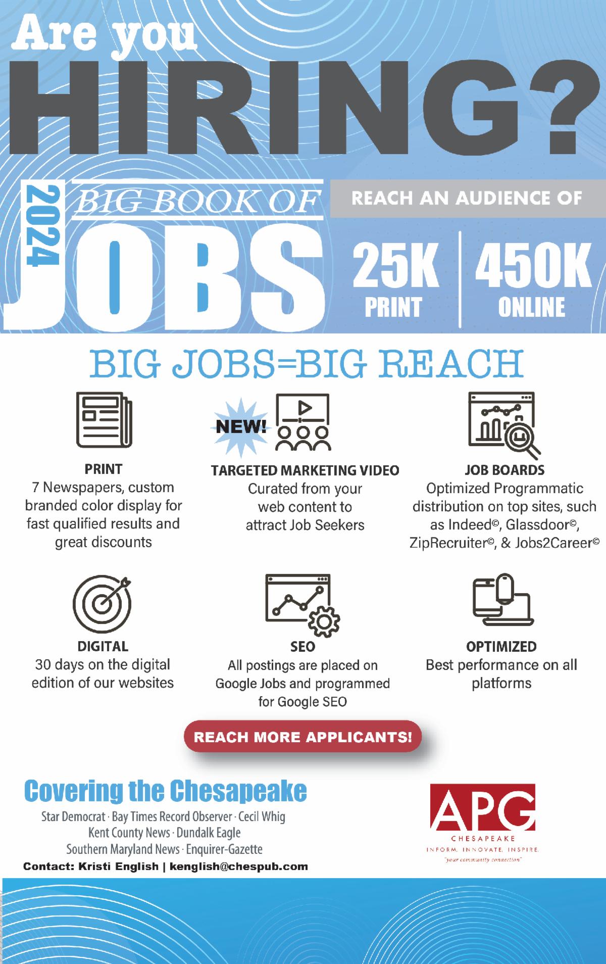 Are you hiring? Reserve space in the Big Book of Jobs to hit ALL the ...