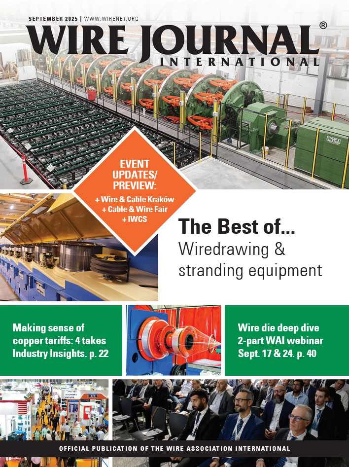 Wire Journal Off the Press: Discover the Best in Wiredrawing & Stranding!