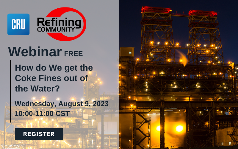 Free Webinar: How do we get the Coke Fines﻿ ﻿out of the water?