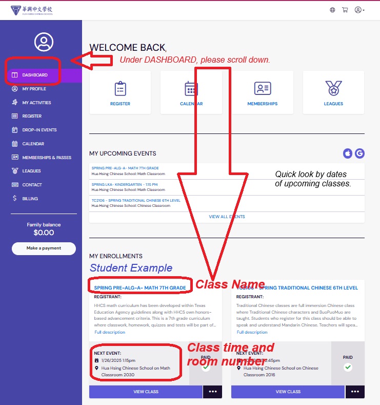 Classes start Sunday