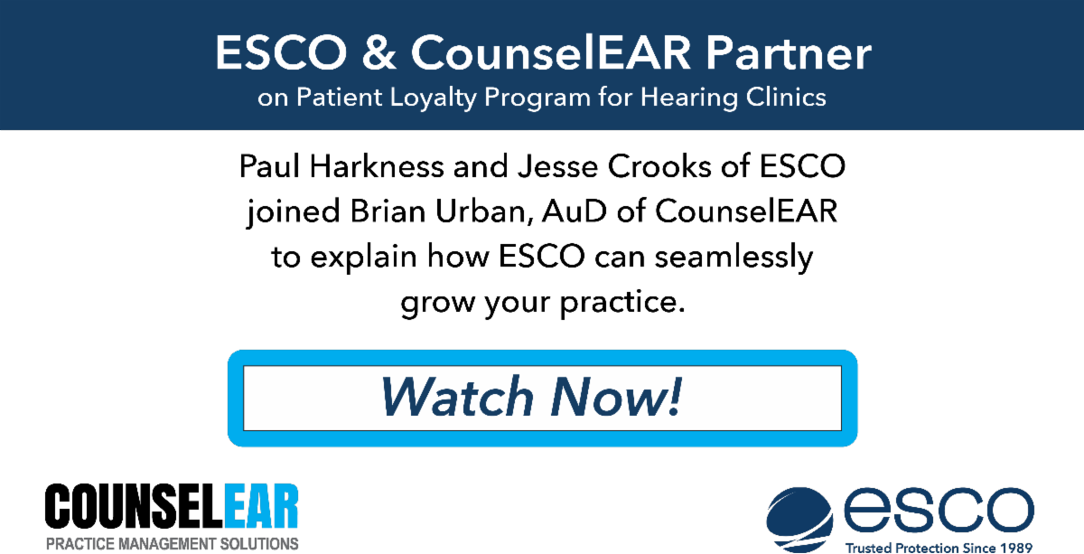 Watch the ESCO and CounselEAR Webinar