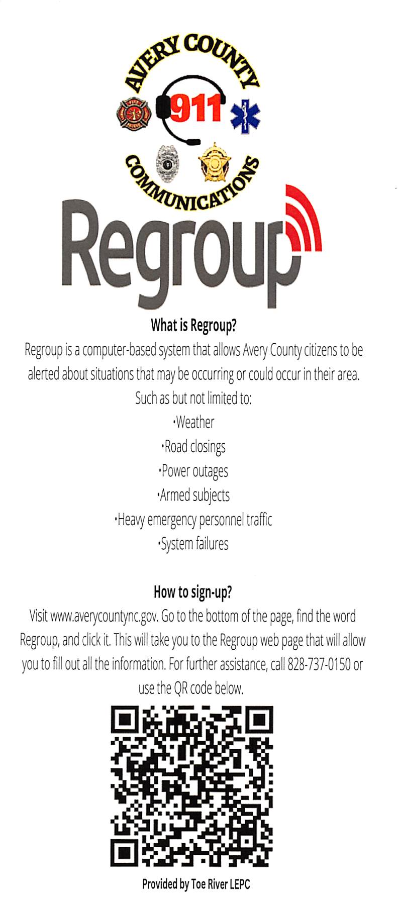 Avery County Communications | Regroup