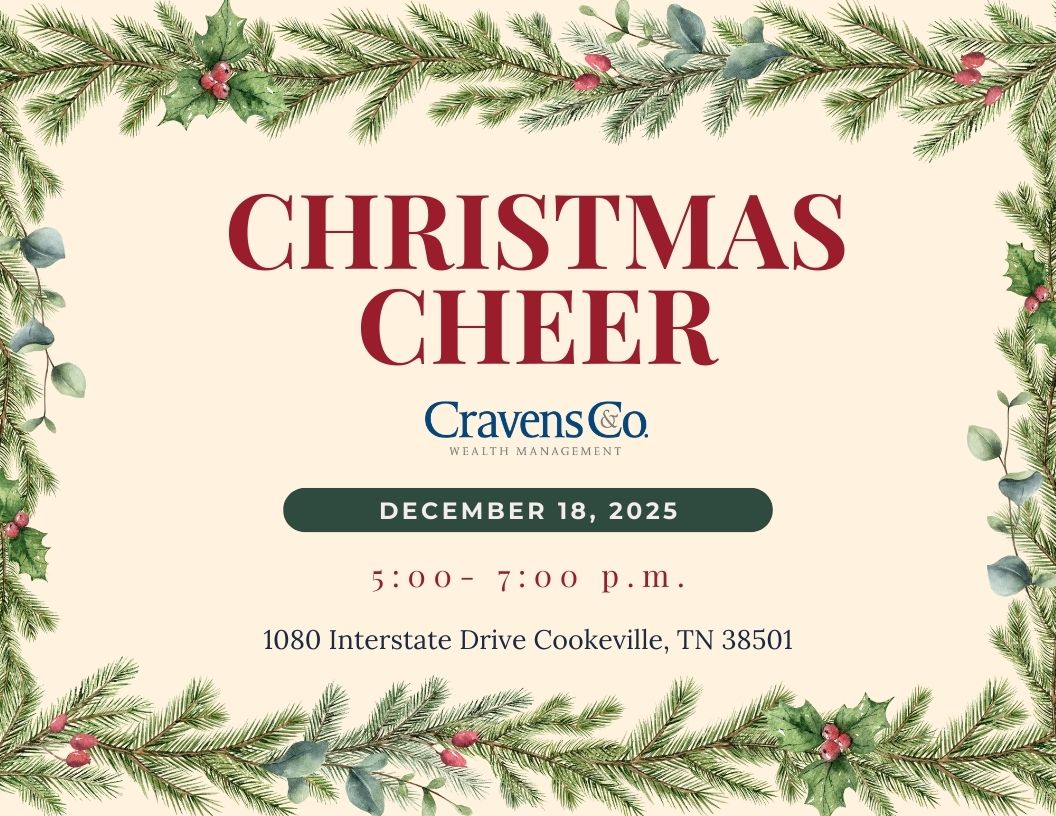 Save the Date: Cravens & Co. Christmas Cheer - December 18th