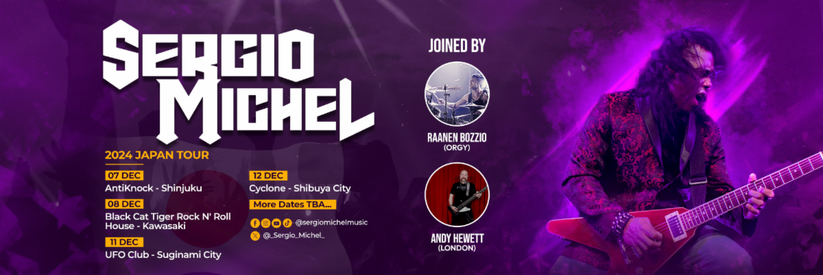 Sergio Michel Announces 2024 Japan Headlining Tour Joined By Raanen ...