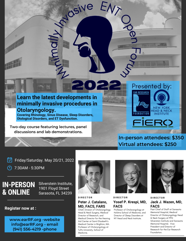 Minimally Invasive ENT/Open Forum 2022