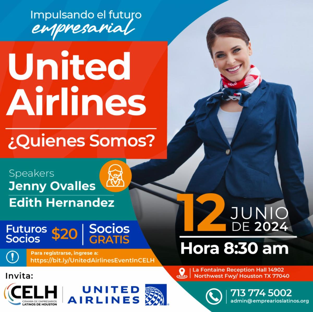 Desayuno Empresarial Junio 2024 - United Airlines