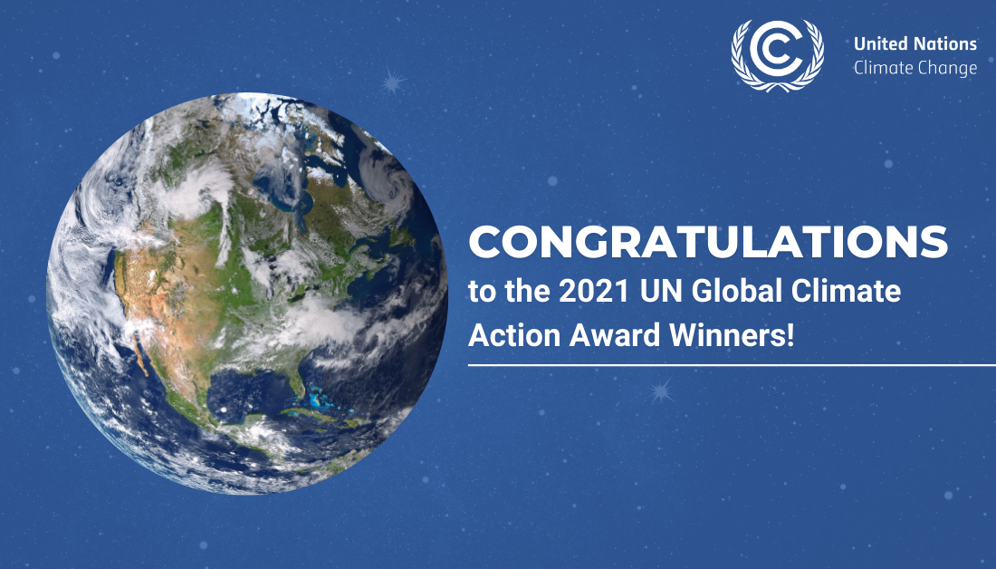 Winners of the 2021 UN Global Climate Action Award unveiled today! 🙌