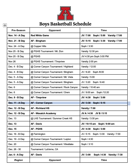 AFHS - December 2025 Newsletter