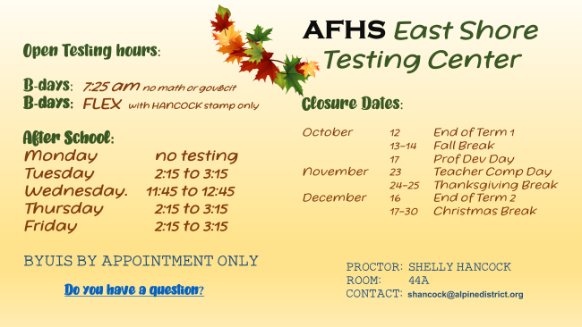 AFHS September 23 Newsletter