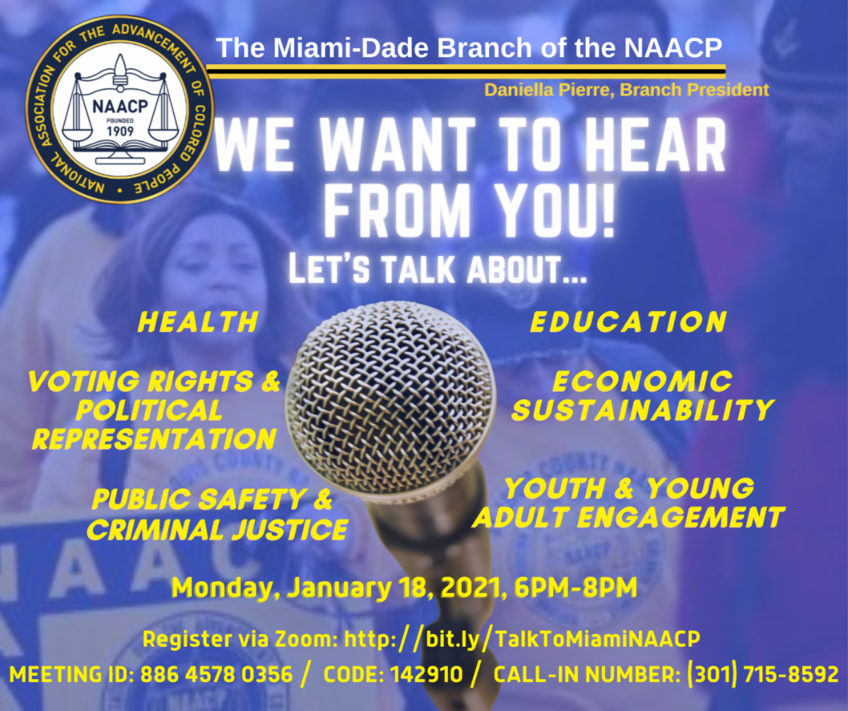 🗣Miami-Dade Branch NAACP January 2021 Newsletter🗣