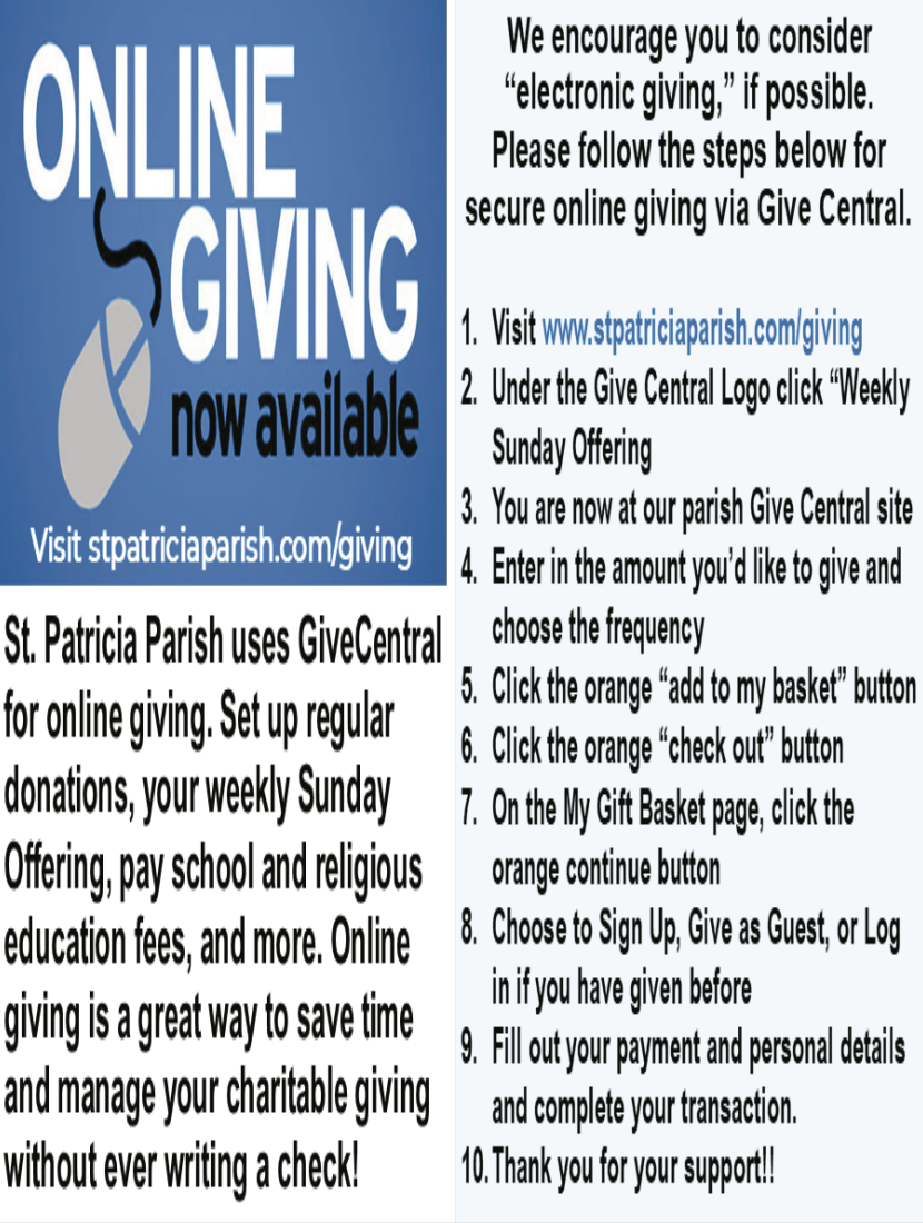 Parish E-News 2-28-2025