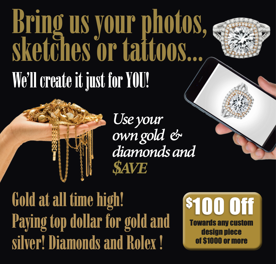 The internet can't compete with your custom design services