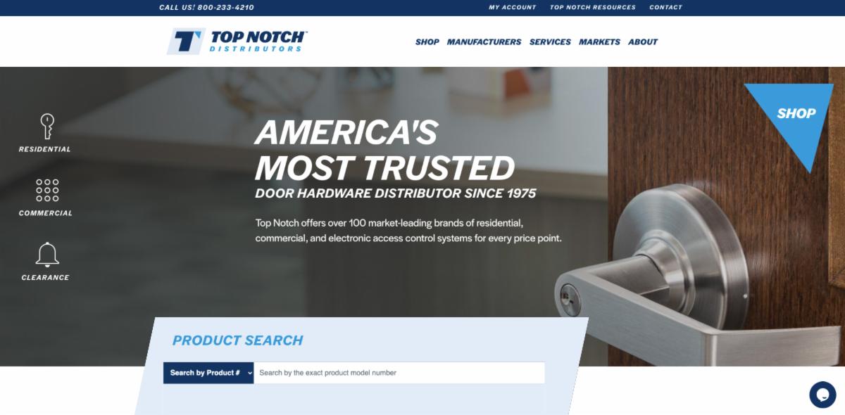 Welcome to the NEW Top Notch Distributors' Website!