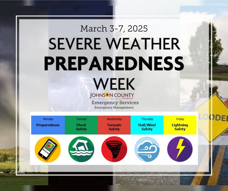 JoCo In the Know: Next week is Severe Weather Preparedness Week. Be ready!