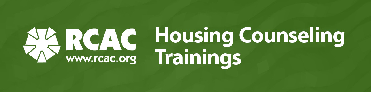 RCAC Housing Counseling Trainings | Upcoming 2026 webinars