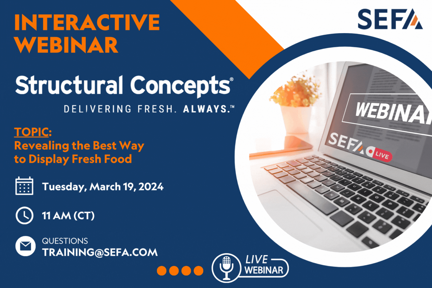 LAST CHANCE: Structural Concepts LIVE Webinar • March 19 at 11 AM (CT)